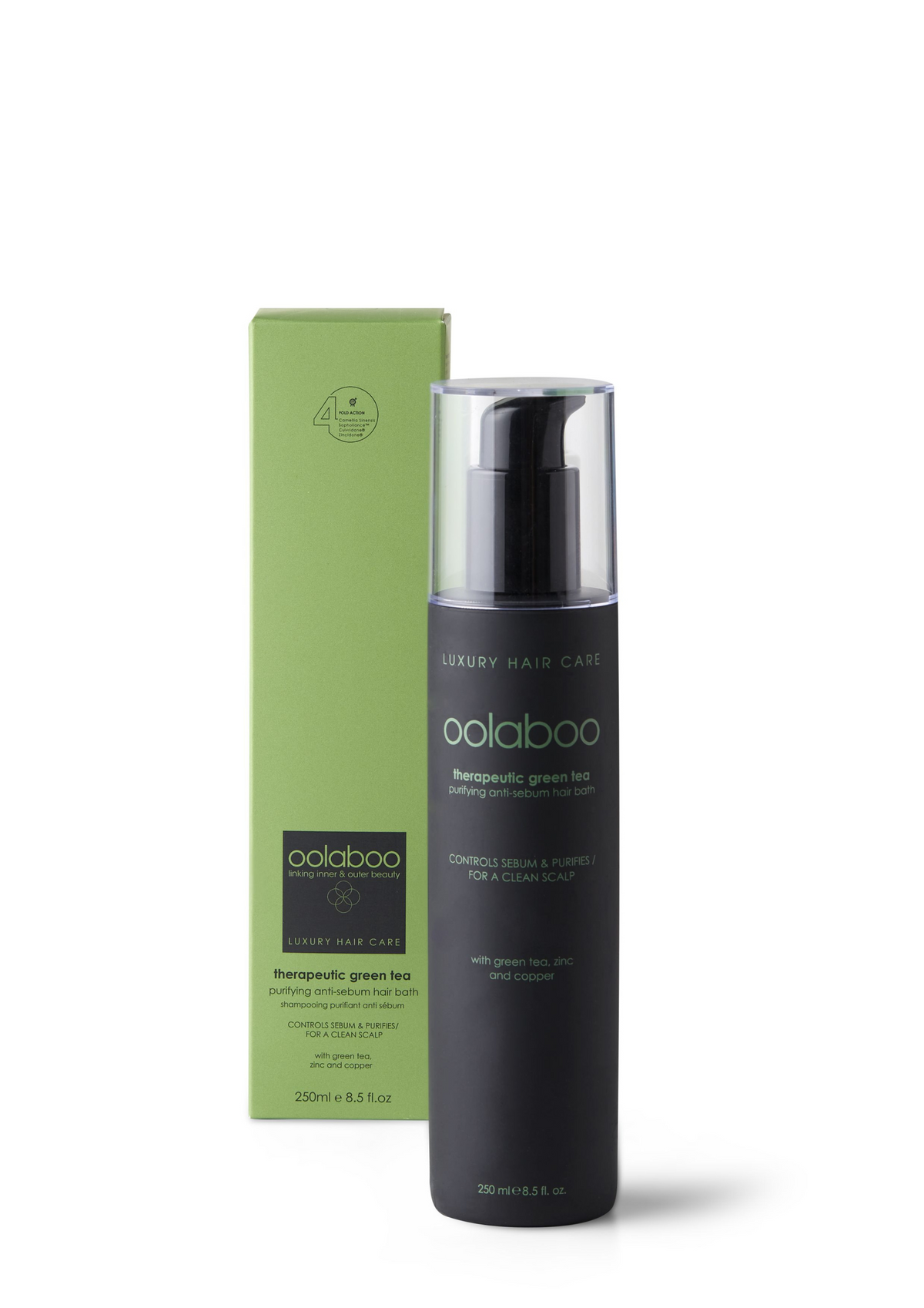 Therapeutic green tea anti sebum hair bath | Balticos nexus LTD